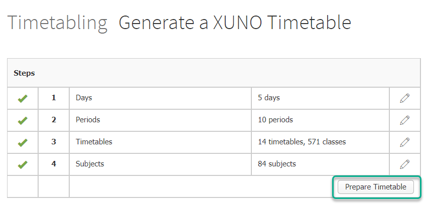 Adding new students to your XUNO Basic Timetable manually